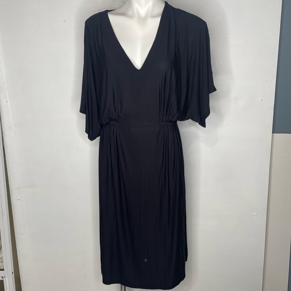 Gottex | Dresses | Gottex Black Draped Braided Waist Dress Swim Cover ...